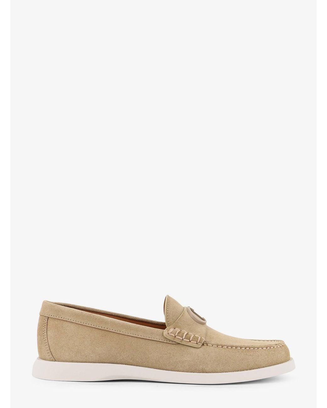 Dior Dior Dh Dior Granvil Suede Loafers in Natural for Men | Lyst