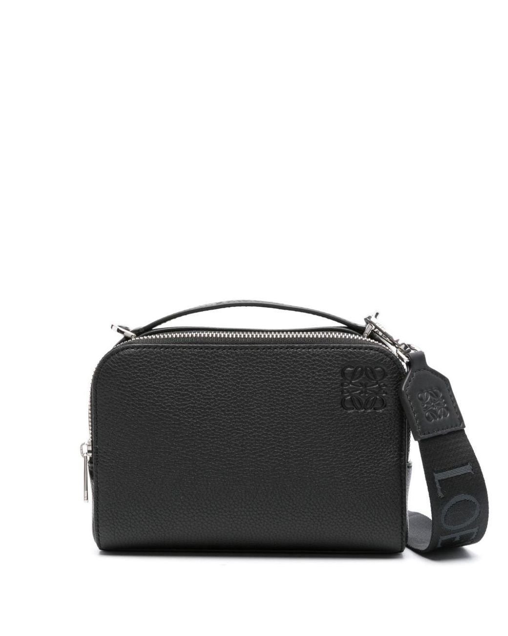 Loewe Mini Leather Camera Bag in Black for Men | Lyst