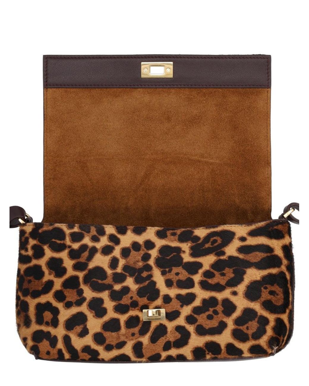 Anya Hindmarch Leopard-Print Shoulder Bag in Brown | Lyst