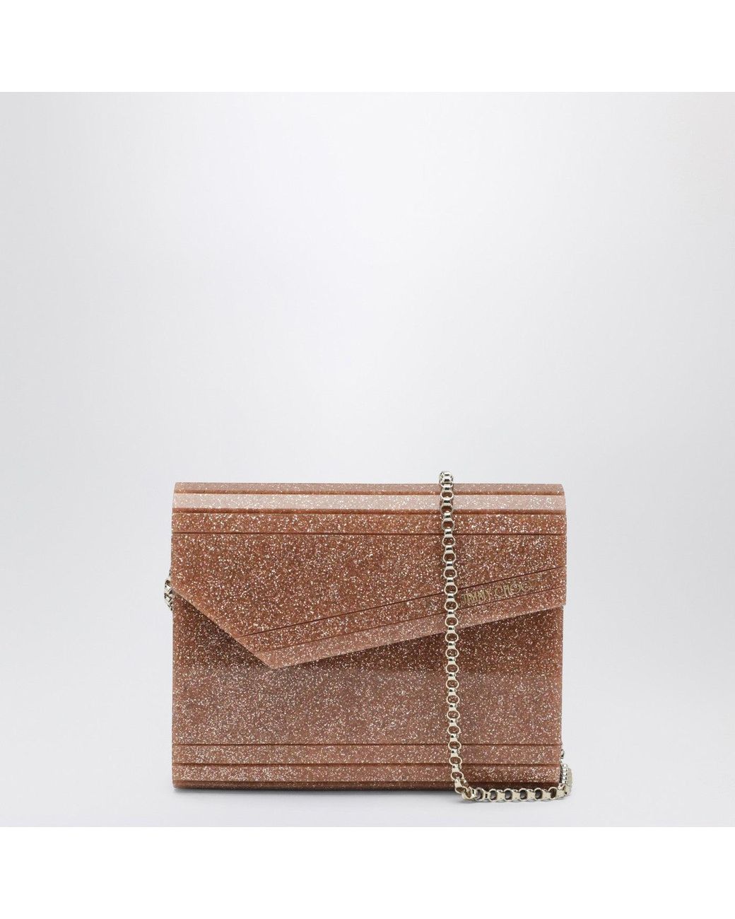 Jimmy Choo Candy Clutch in Brown | Lyst