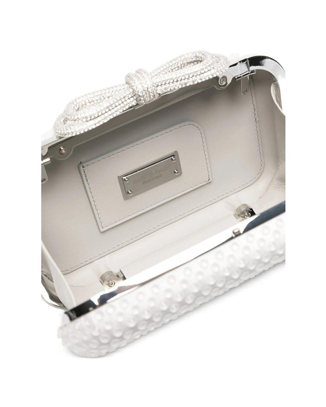 Mach & Mach Mach & Mach Clutch Bags in White | Lyst