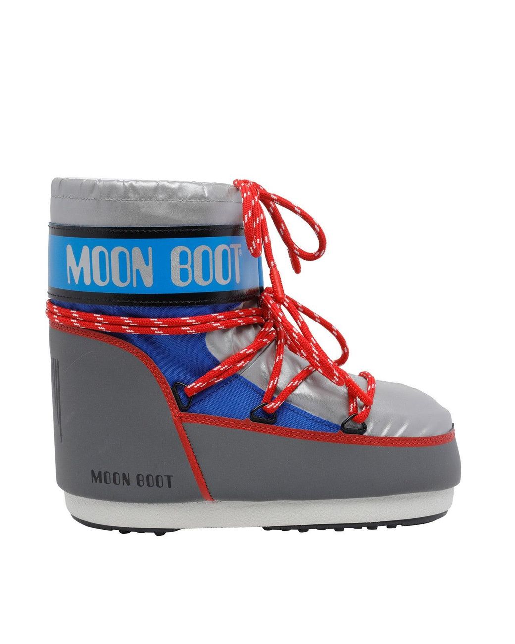 Moon Boot Space Racing Icon Low Boots in Blue | Lyst