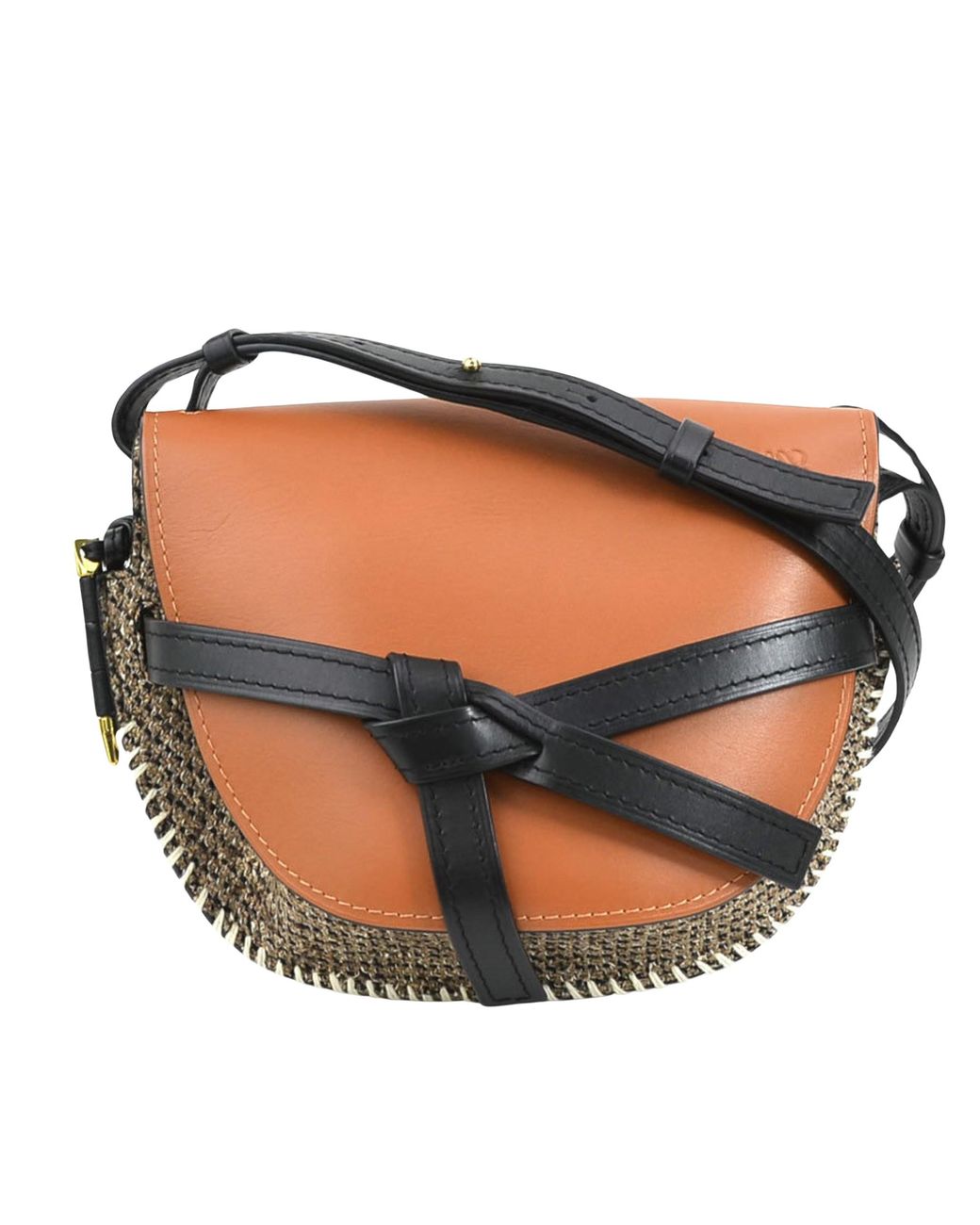 Loewe Gate Tweed Shoulder Bag (Pre-Owned) in Black | Lyst