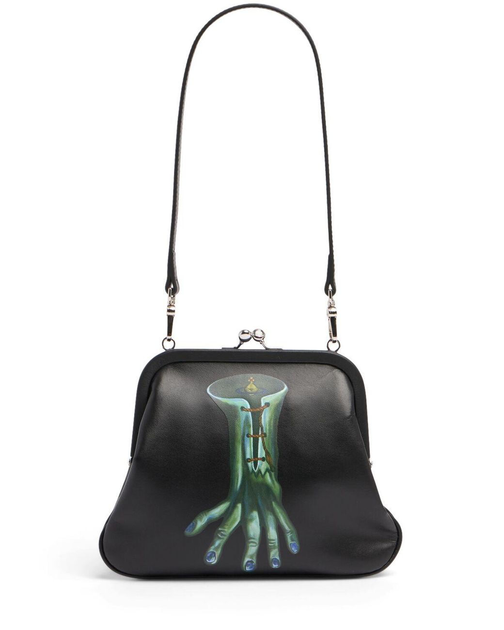 Vivienne Westwood Vivienne Vivienne'S Leather Clutch in White | Lyst