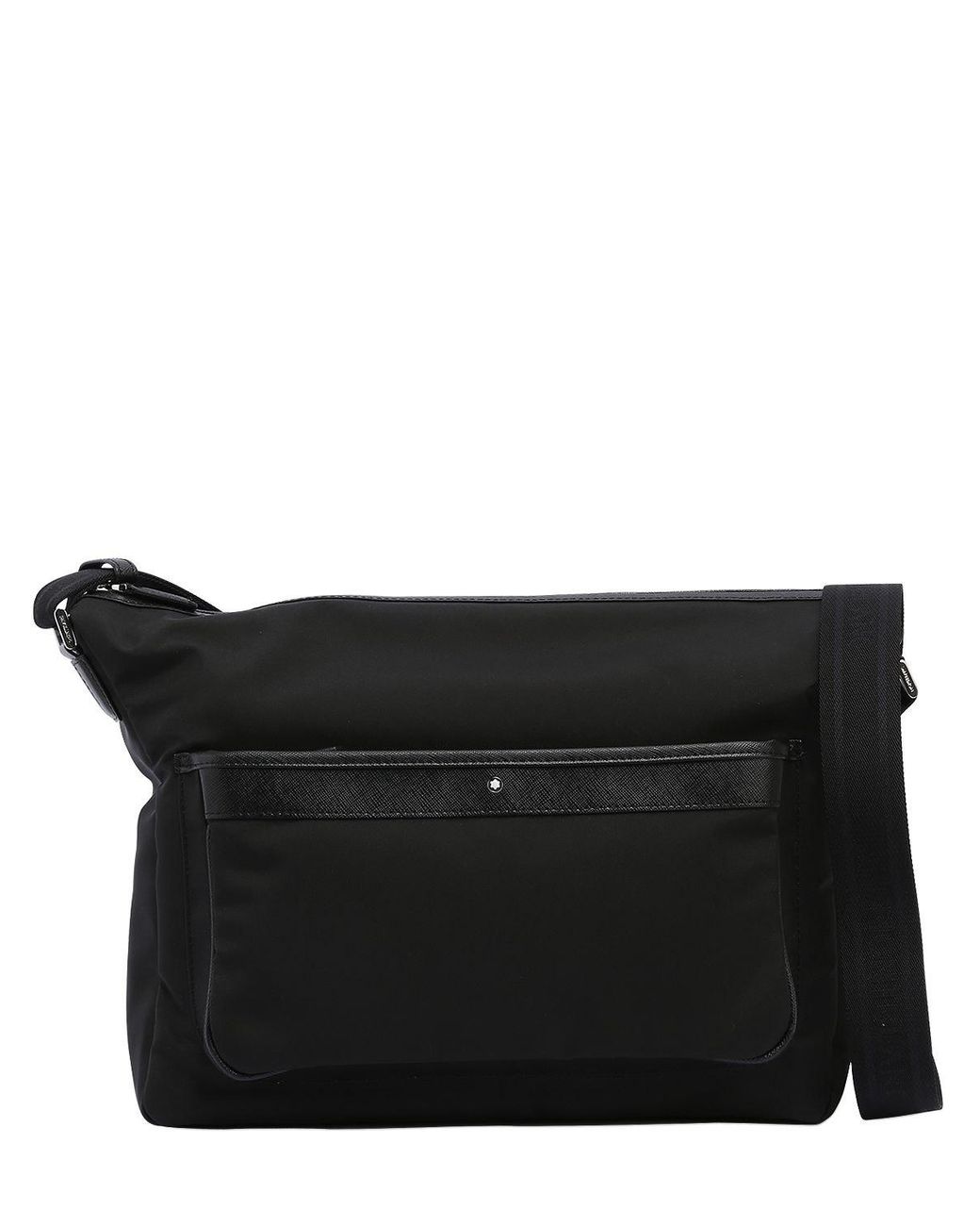 Montblanc Sartorial Jet Nylon Messenger Bag in Black for Men | Lyst