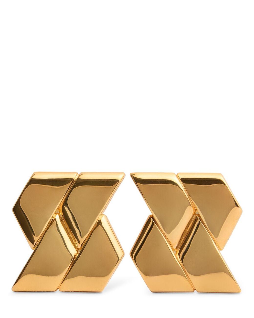 Versace Bind ピアス メタリック | Lyst