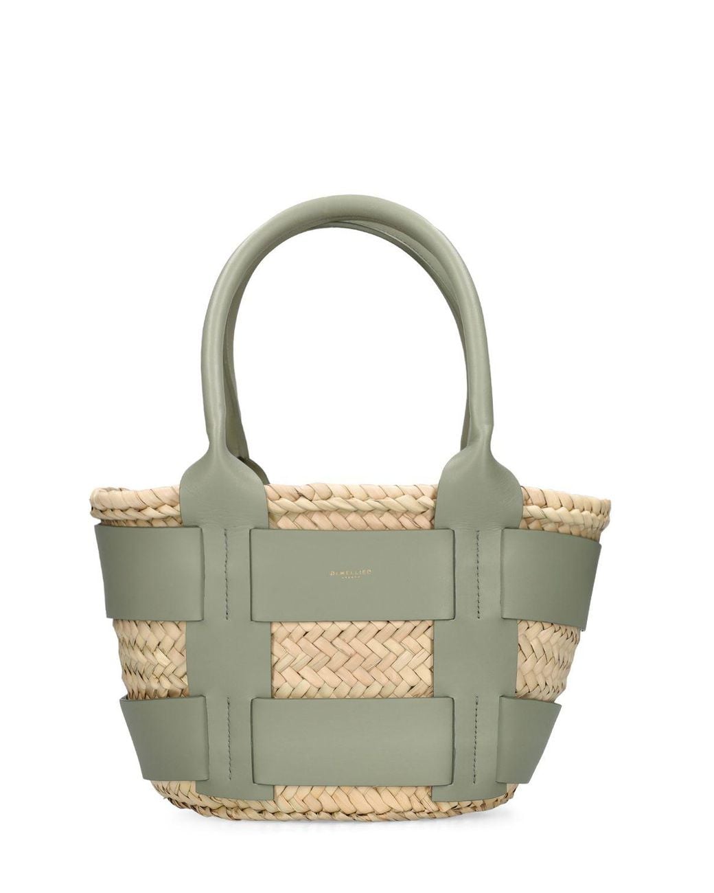 DeMellier London Mini Santorini Raffia Tote Bag | Lyst UK