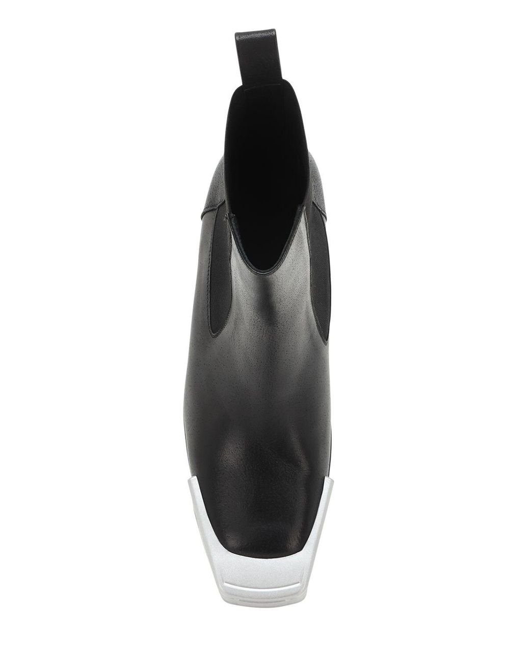 Rick Owens 125mm Grill Kiss Leather Boots in Black for Men Rick Owens 125mm Grill Kiss Leather Boots in Black for Men