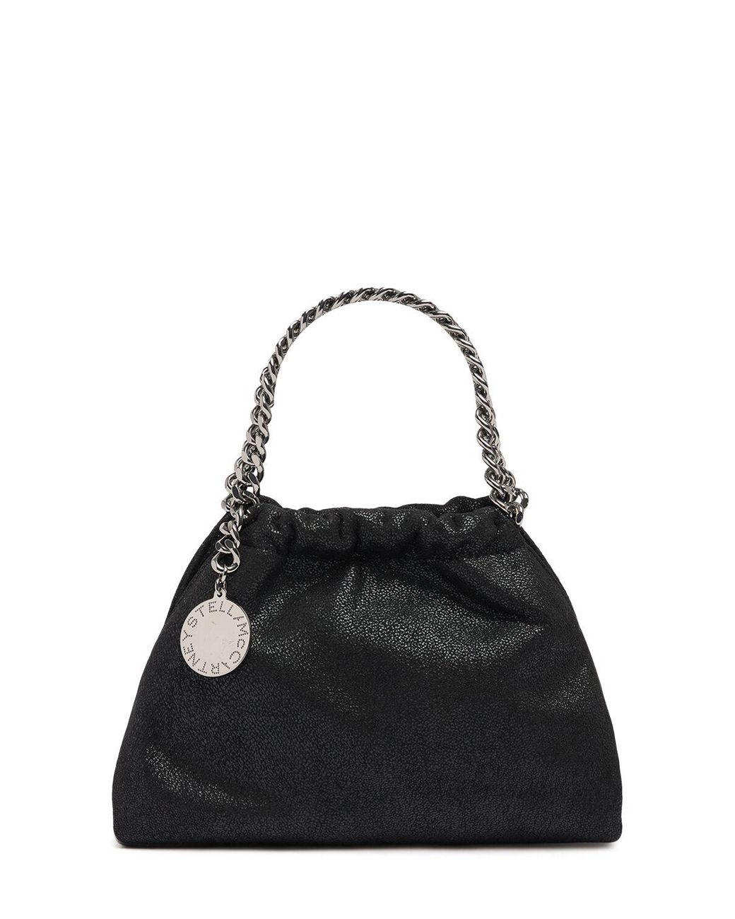 Stella McCartney Mini Falabella Tote Drawstring Bag in Black | Lyst UK