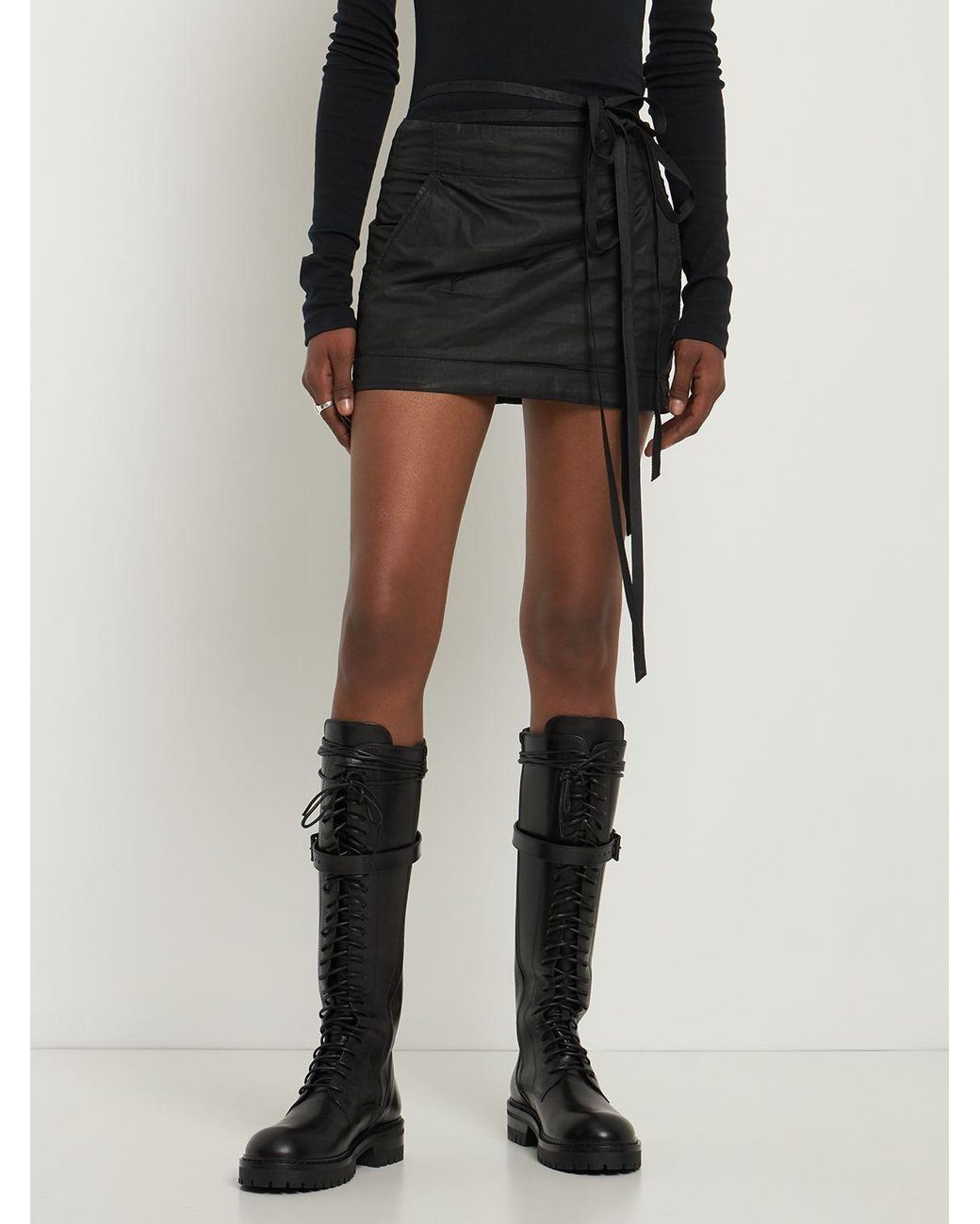 Ann Demeulemeester 40mm Alec High Boots in Black | Lyst