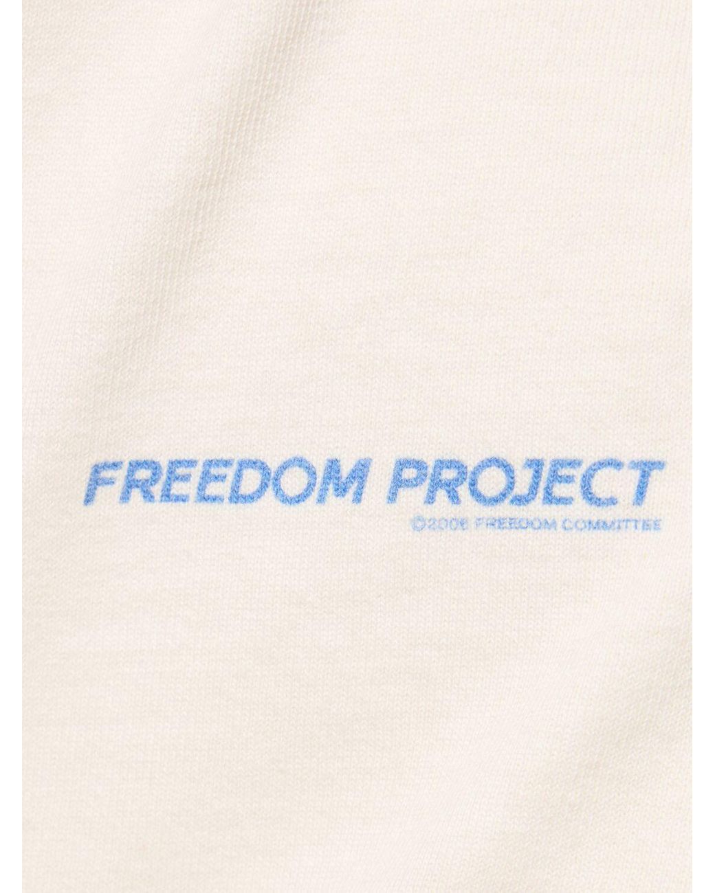 Saint Michael Freedom X Saint Mx6 T-Shirt in White for Men Saint Michael Freedom X Saint Mx6 T-Shirt in White for Men