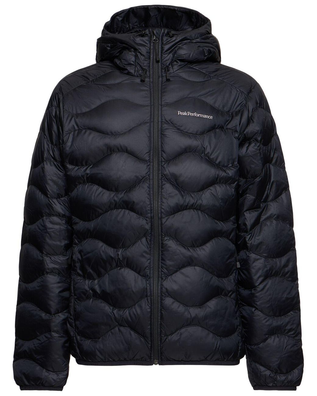 Peak Performance Helium Tech Hooded Down Jacket in Black for Men | Lyst