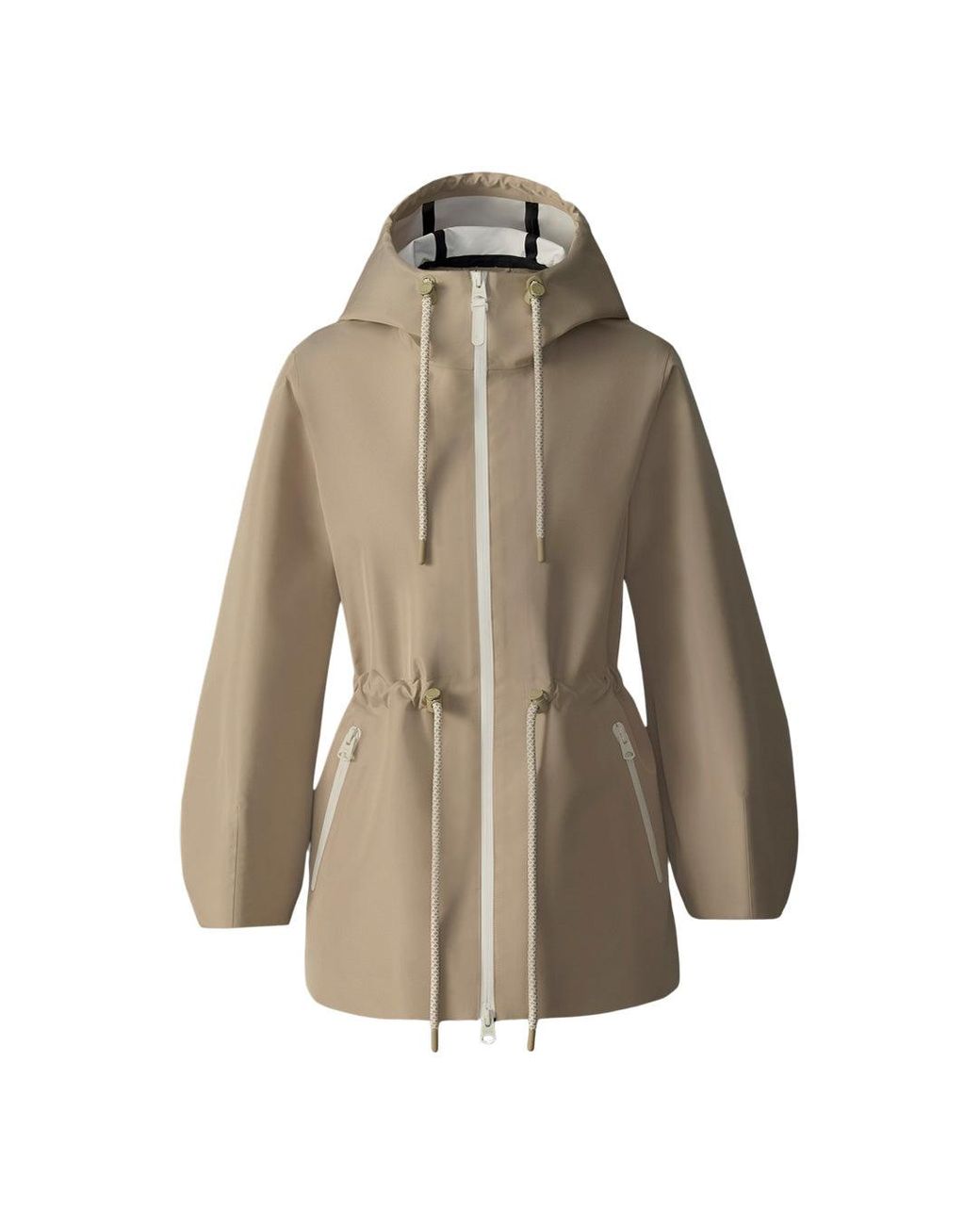 Mackage Kalea-Z Hooded Rain Jacket in Blue | Lyst