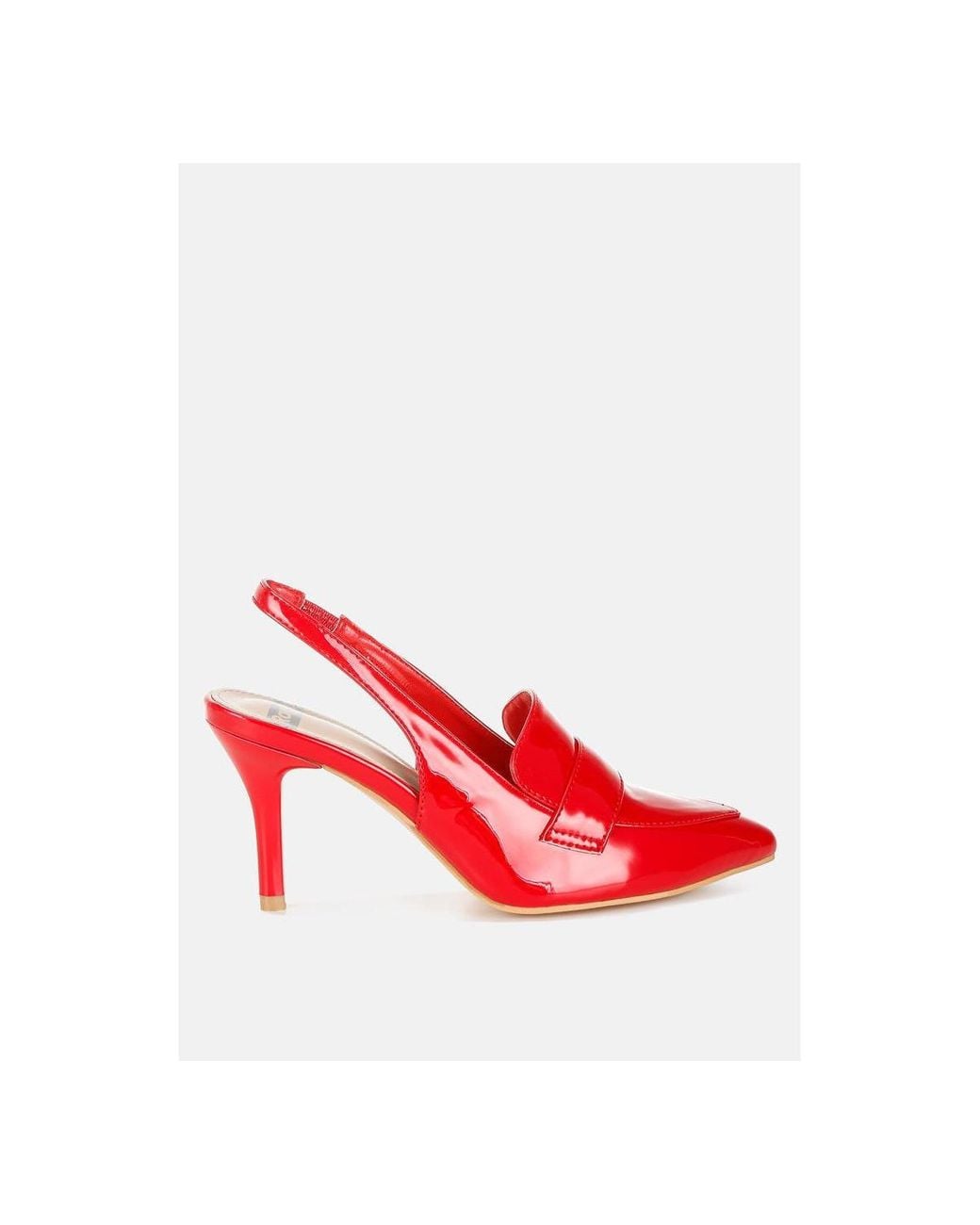 Rag & Co Voisin Slingback Loafer Sandals in Red | Lyst