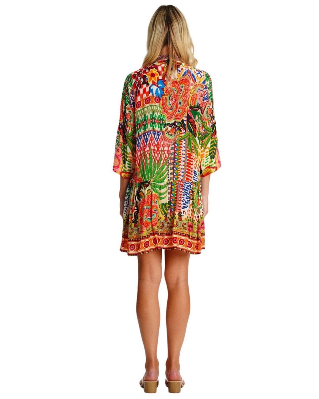 La Moda Clothing Short Asymmetrical Dress in Orange | Lyst