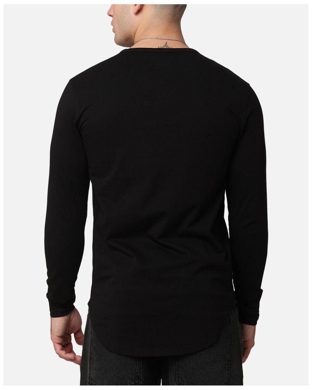 Saint Morta El Duplo Scribere Long Sleeve T-shirt in Black for Men | Lyst
