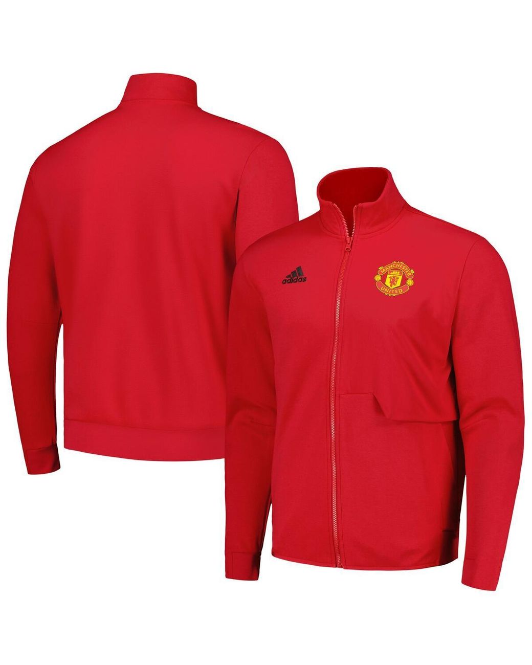 adidas Manchester United 2023/24 Anthem Full-zip Jacket in Red for Men ...