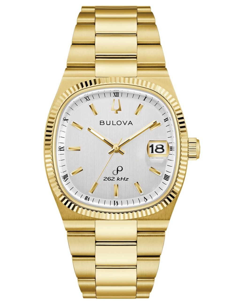 Bulova Super Seville Gold-tone Stainless Steel Bracelet Watch 38mm in ...