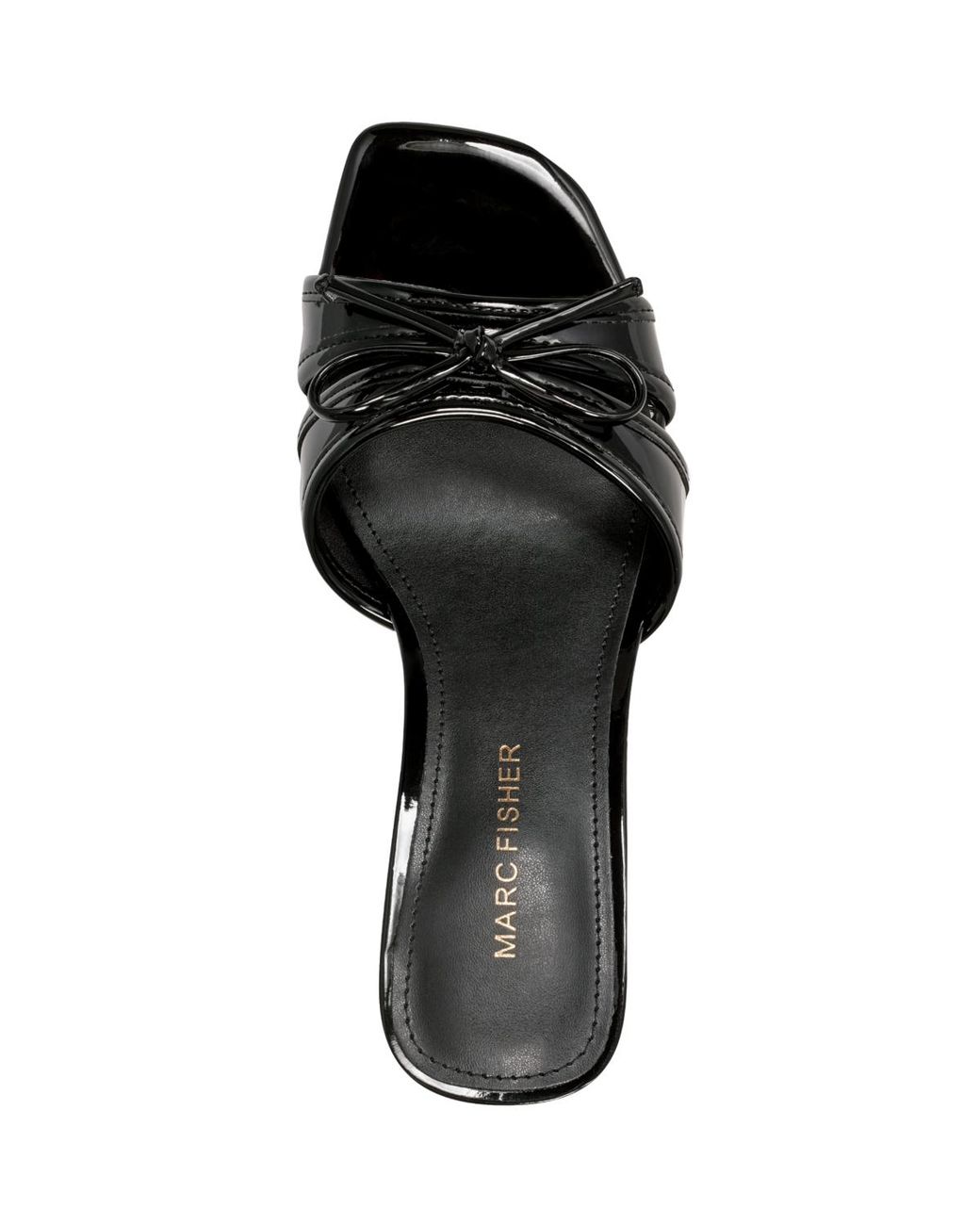 Marc Fisher Delphy Slip-on Sandals in Black | Lyst