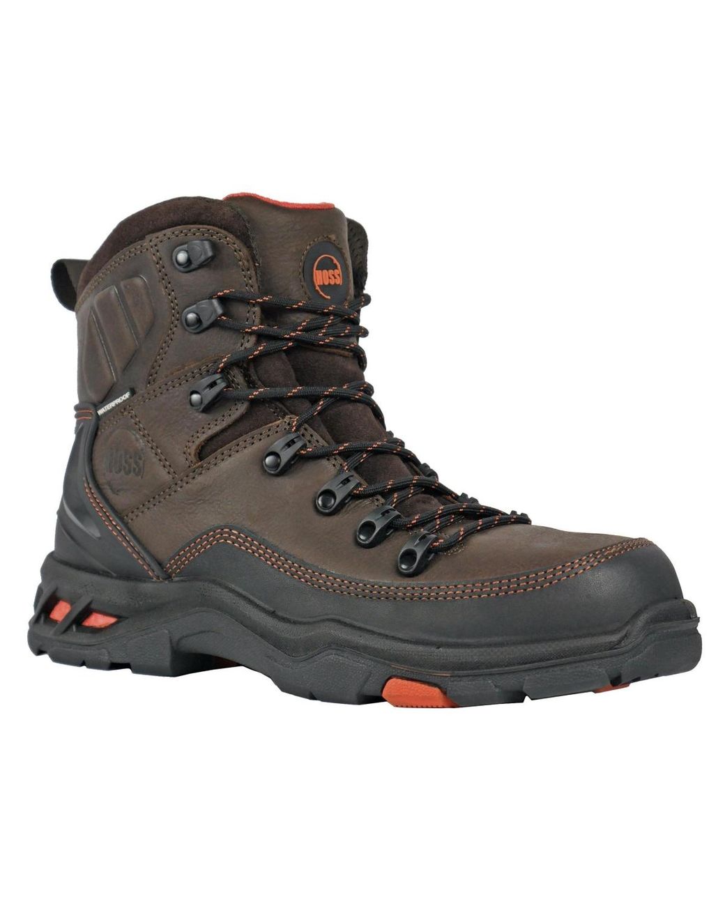 Hoss Boot Company Traverse Composite Toe Waterproof Work Boot in Black ...