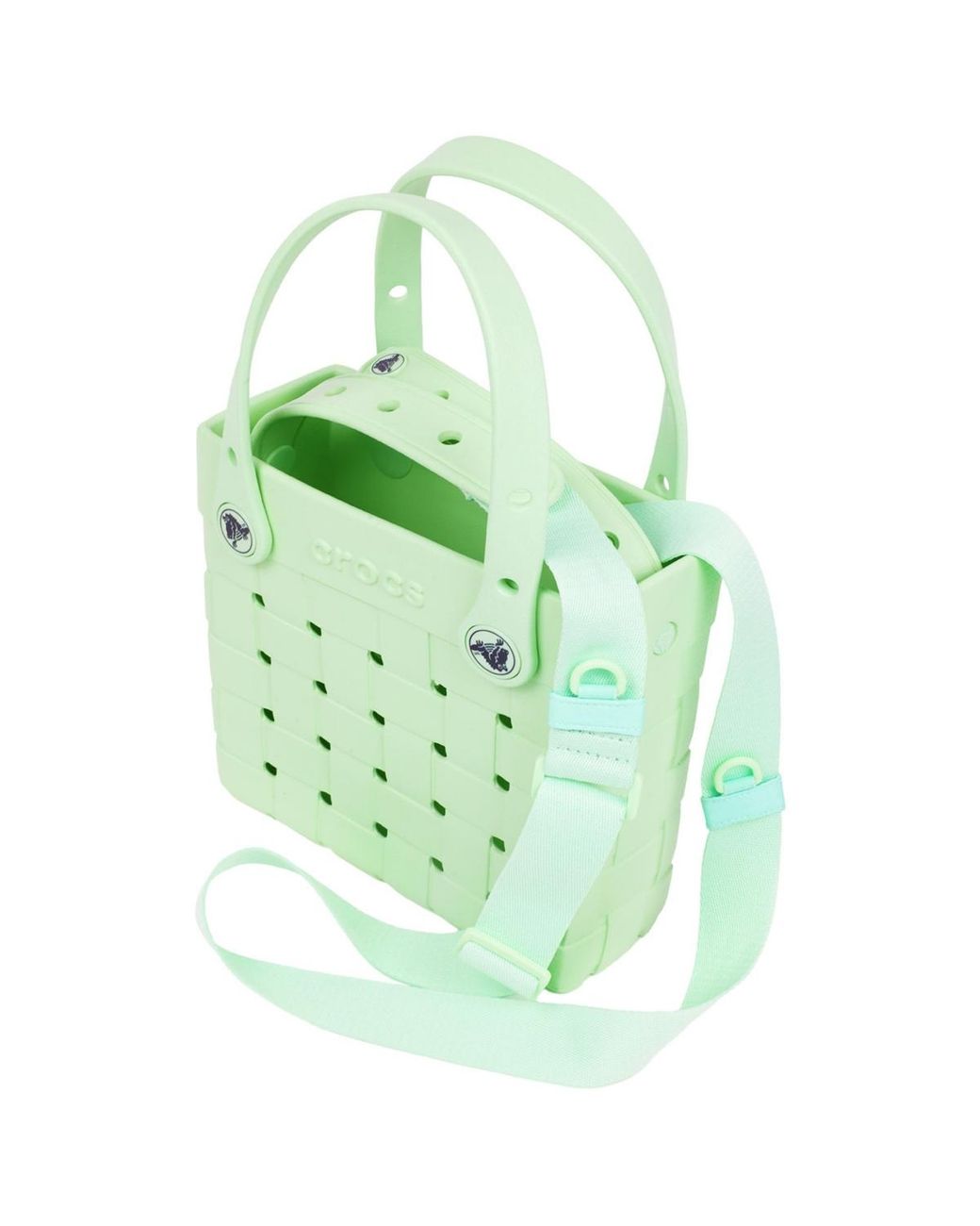 Crocs™ Small Woven Style Sbody Tote in Green | Lyst
