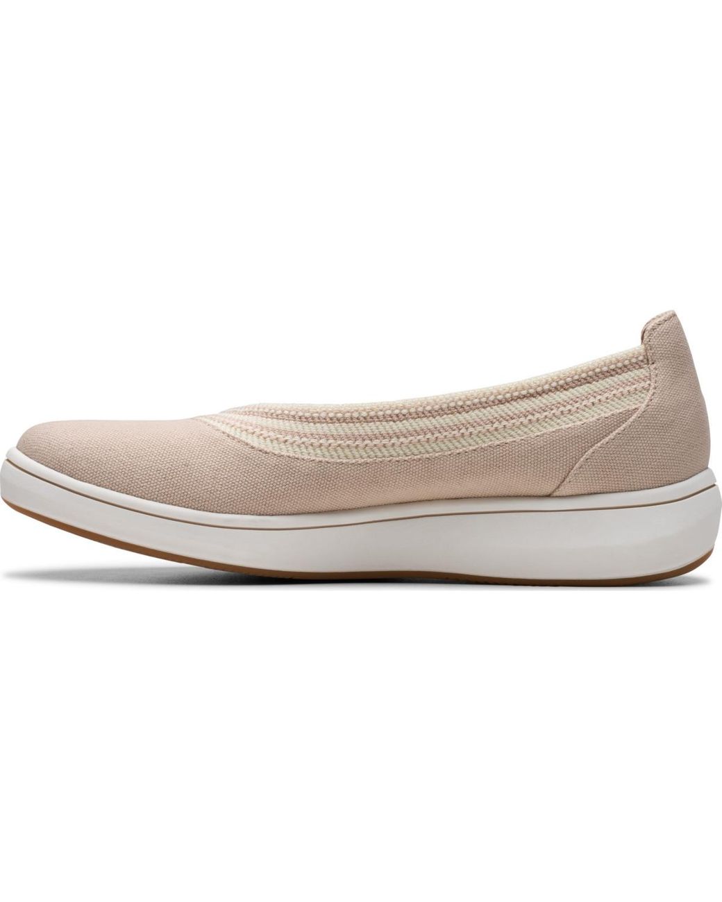 Clarks Cloud Steppers Breeze Sky Air Closed Toe Shoes in White | Lyst