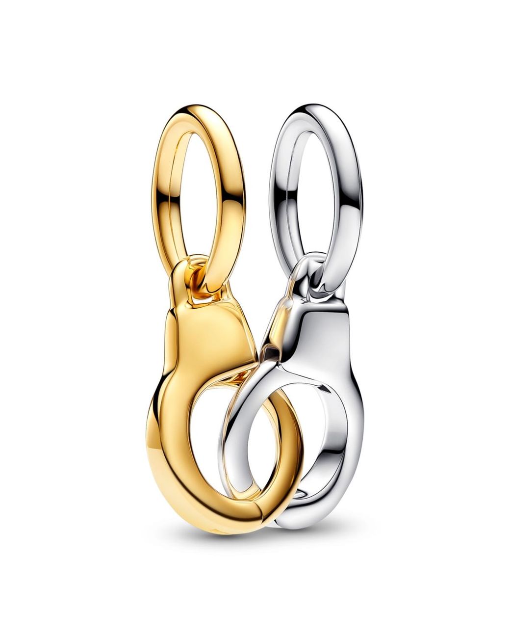 PANDORA Sterling Silver And 14k Gold-plated Unique Metal Blend Openable ...