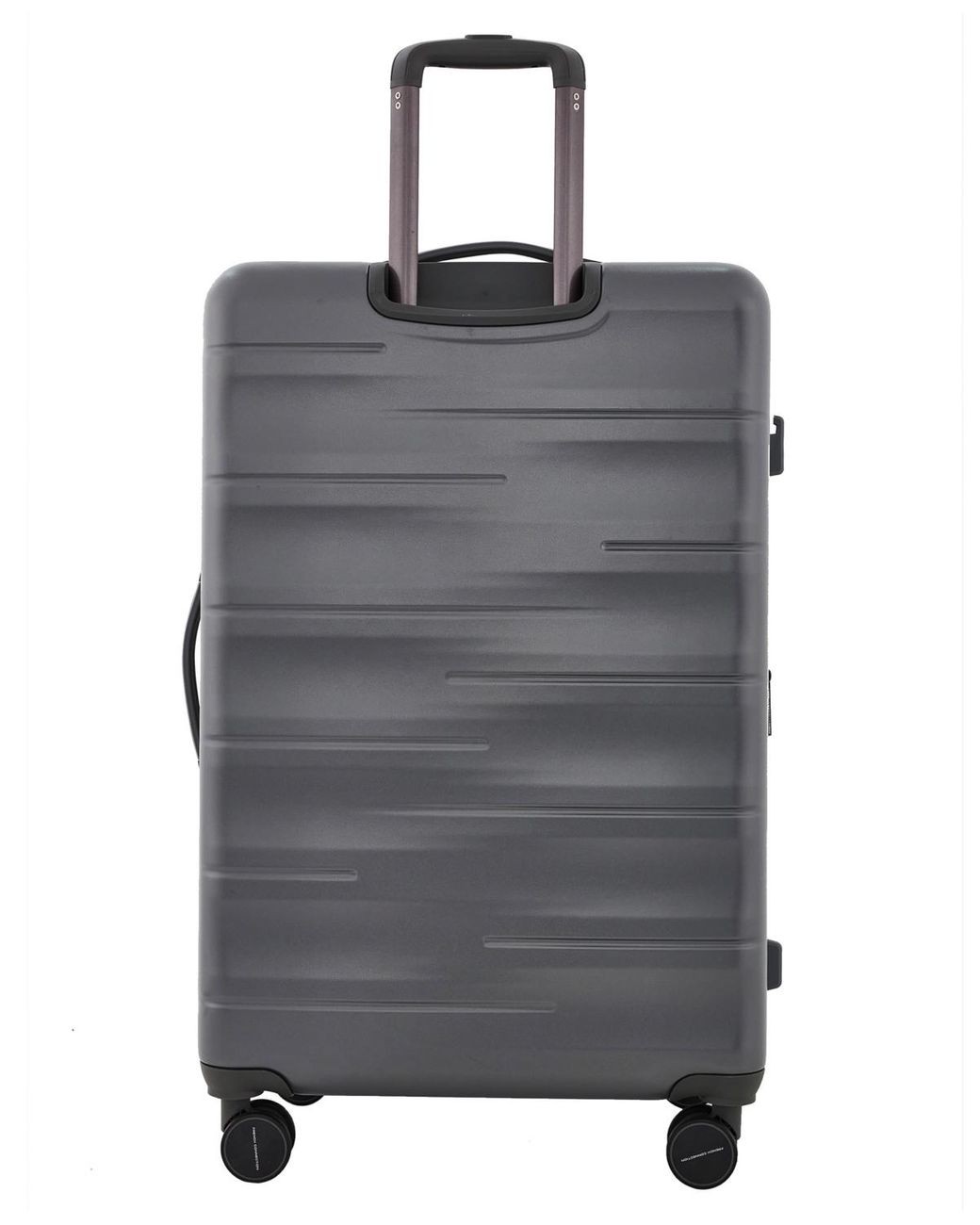 French Connection 4pc Expandable Rolling Hardside luggage Set in Black ...