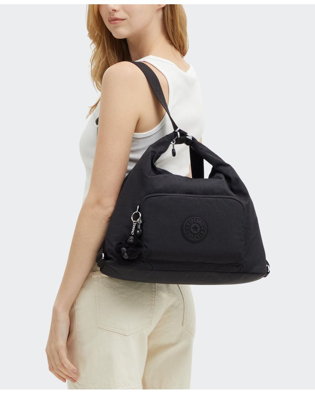 Kipling Yenna Mini Shoulder Bag in Black | Lyst