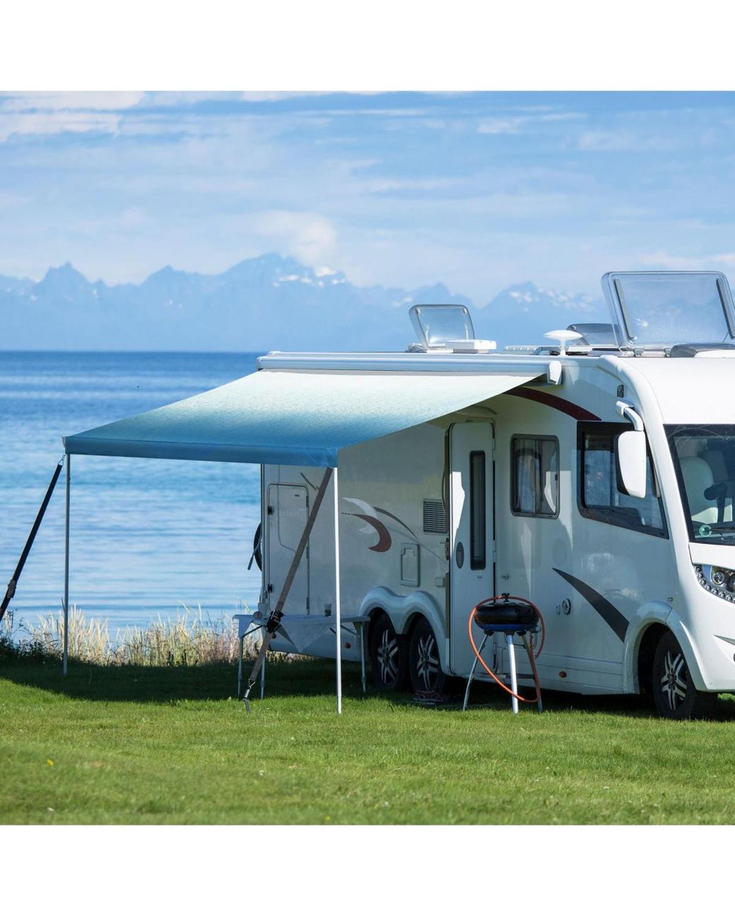 Yescom 8x14 Ft Rv Awning Replacement Fabric Canopy Camper Trailer Block ...