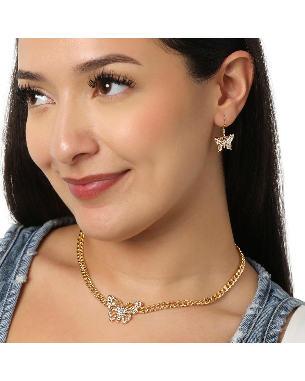 Jessica Simpson Gold-tone Bow in Metallic | Lyst
