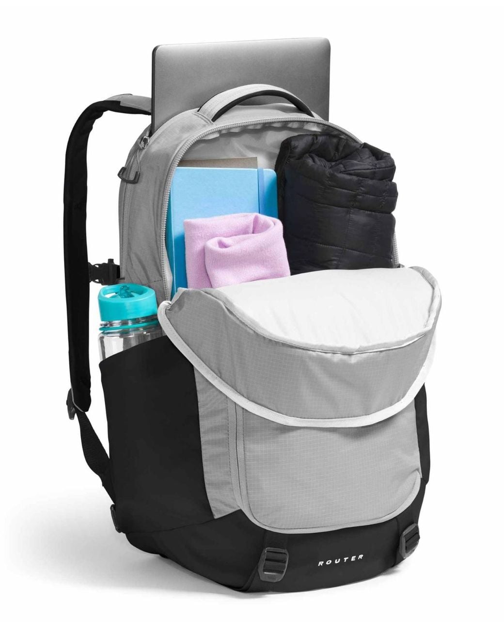 The North Face The Noth Face Router Backpacks Messengers in Gray for ...