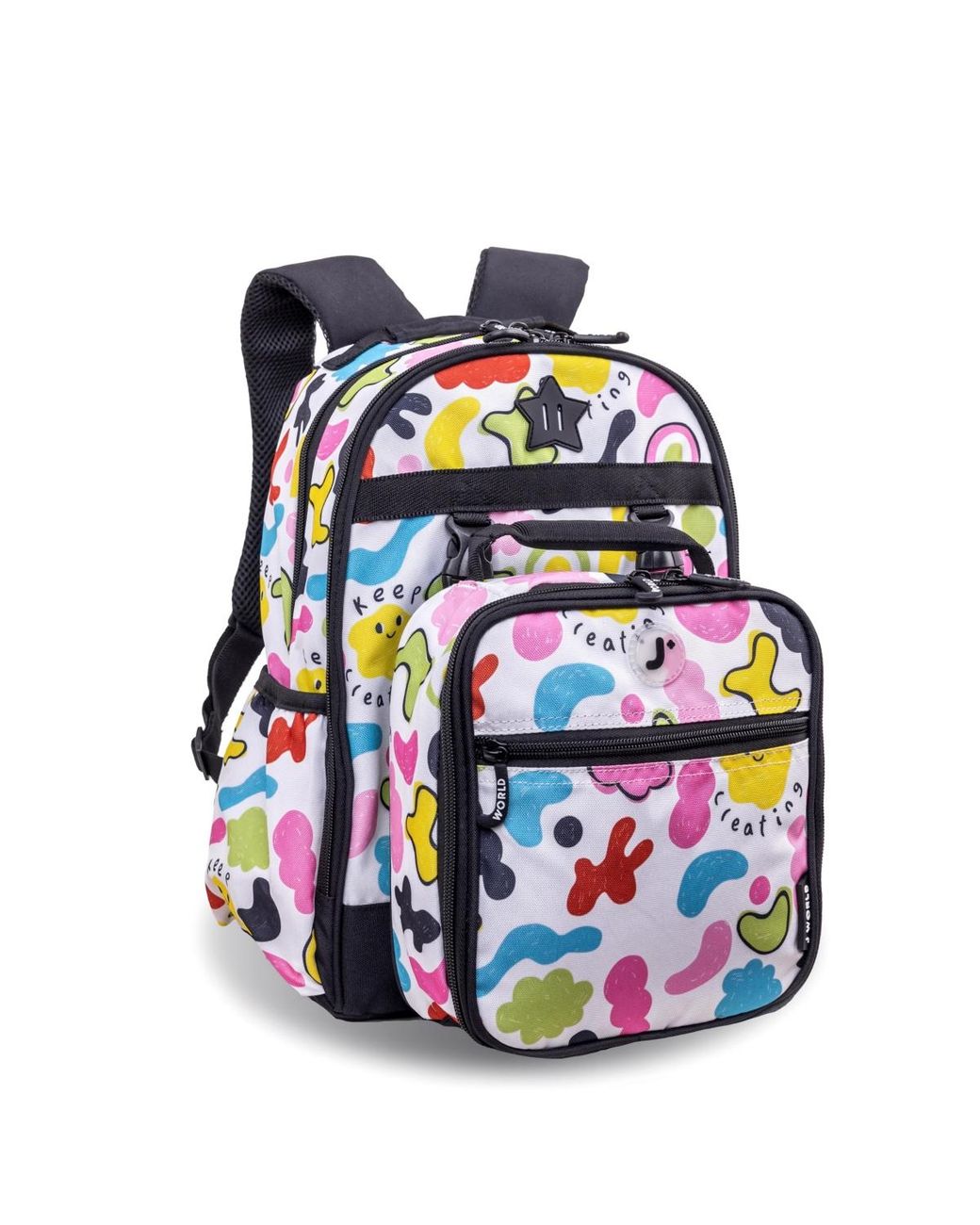 J World Boys Duet 16" Backpack With Detachable Lunch Box in White | Lyst