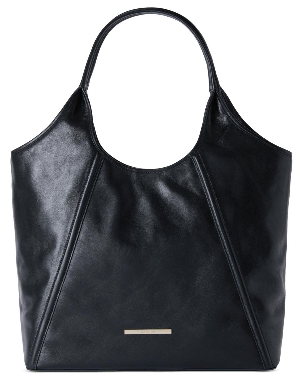 Brahmin Iona Medium Leather Tote Bag in Black | Lyst