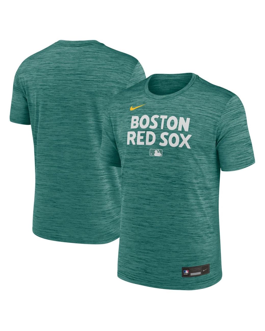 Nike Boston Red Sox 2025 City Connect Authentic Collection Velocity Performance T-shirt in Green ...