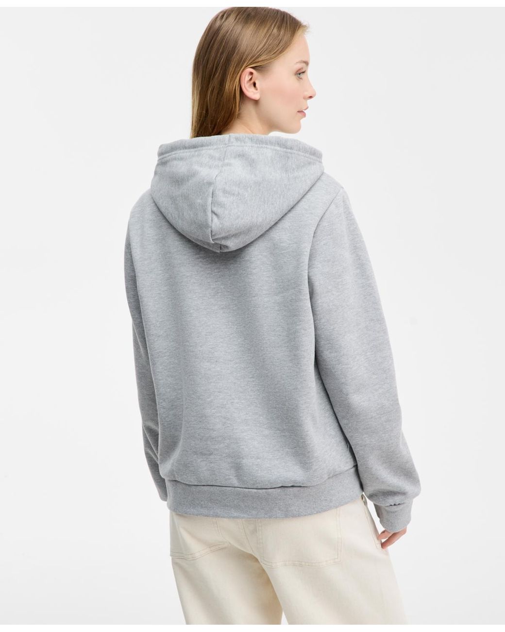 The North Face Evolution Jumbo Dome Hoodie in Gray | Lyst