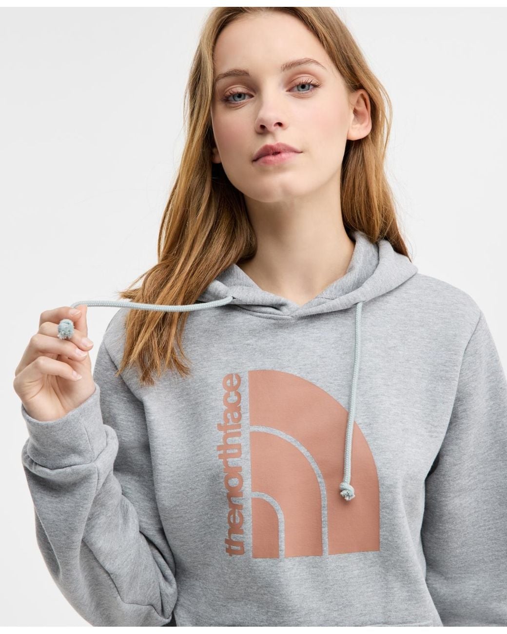 The North Face Evolution Jumbo Dome Hoodie in Gray | Lyst