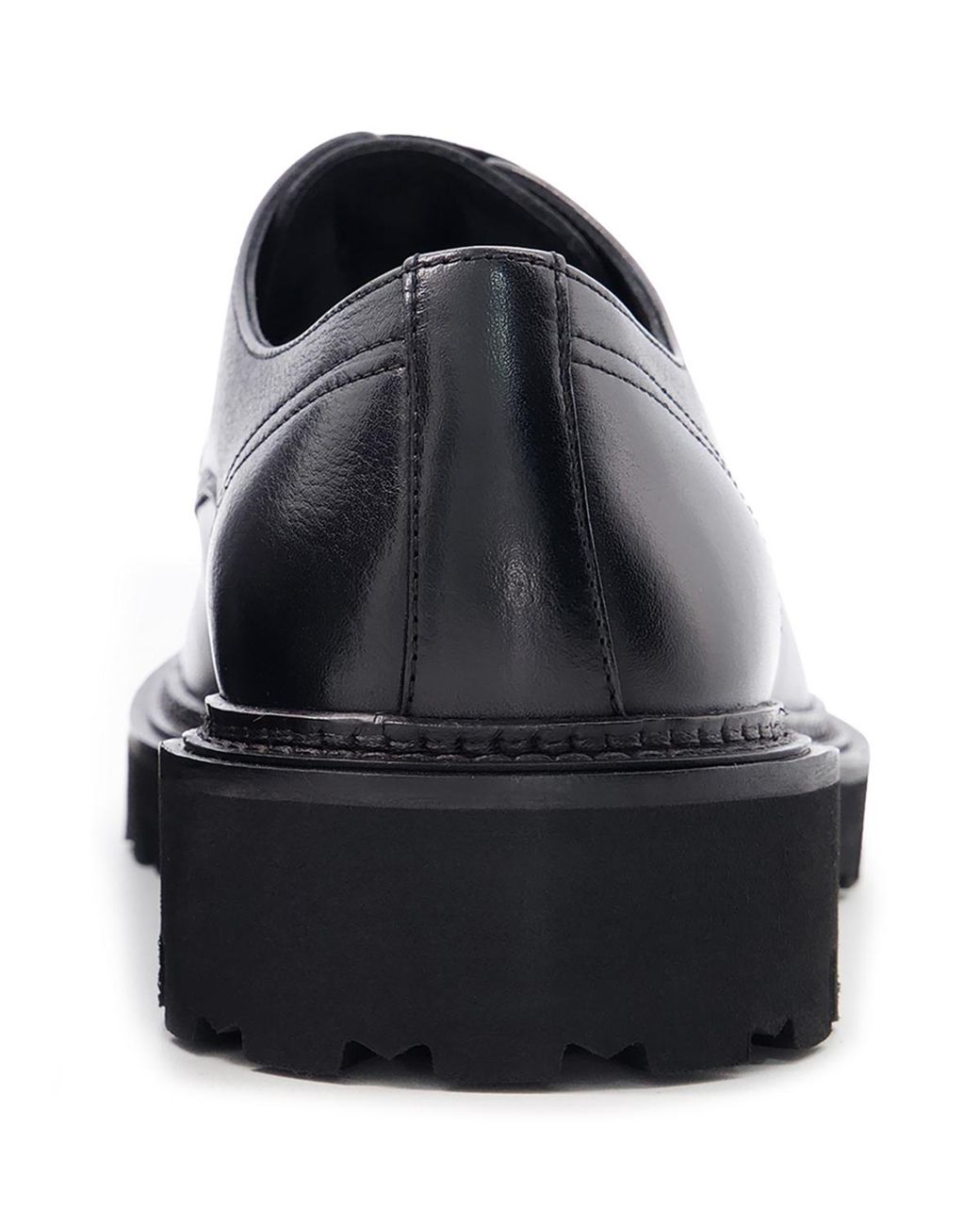 Anthony Veer Barrett Moc Derby Round Toe Shoes in Black for Men | Lyst