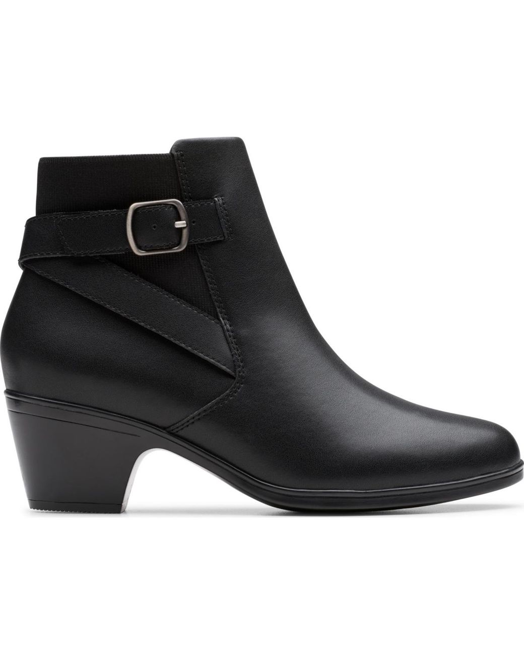Clarks Emily2 Lux Ankle Boot in Black | Lyst