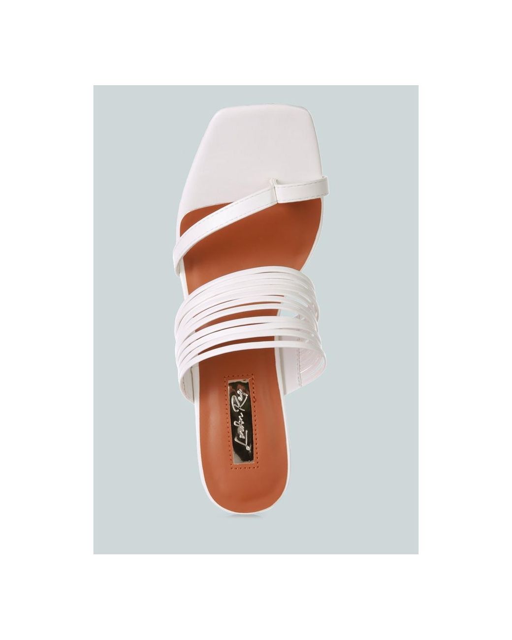 LONDON RAG Follow Me Mid Block Heel Sandals | Lyst