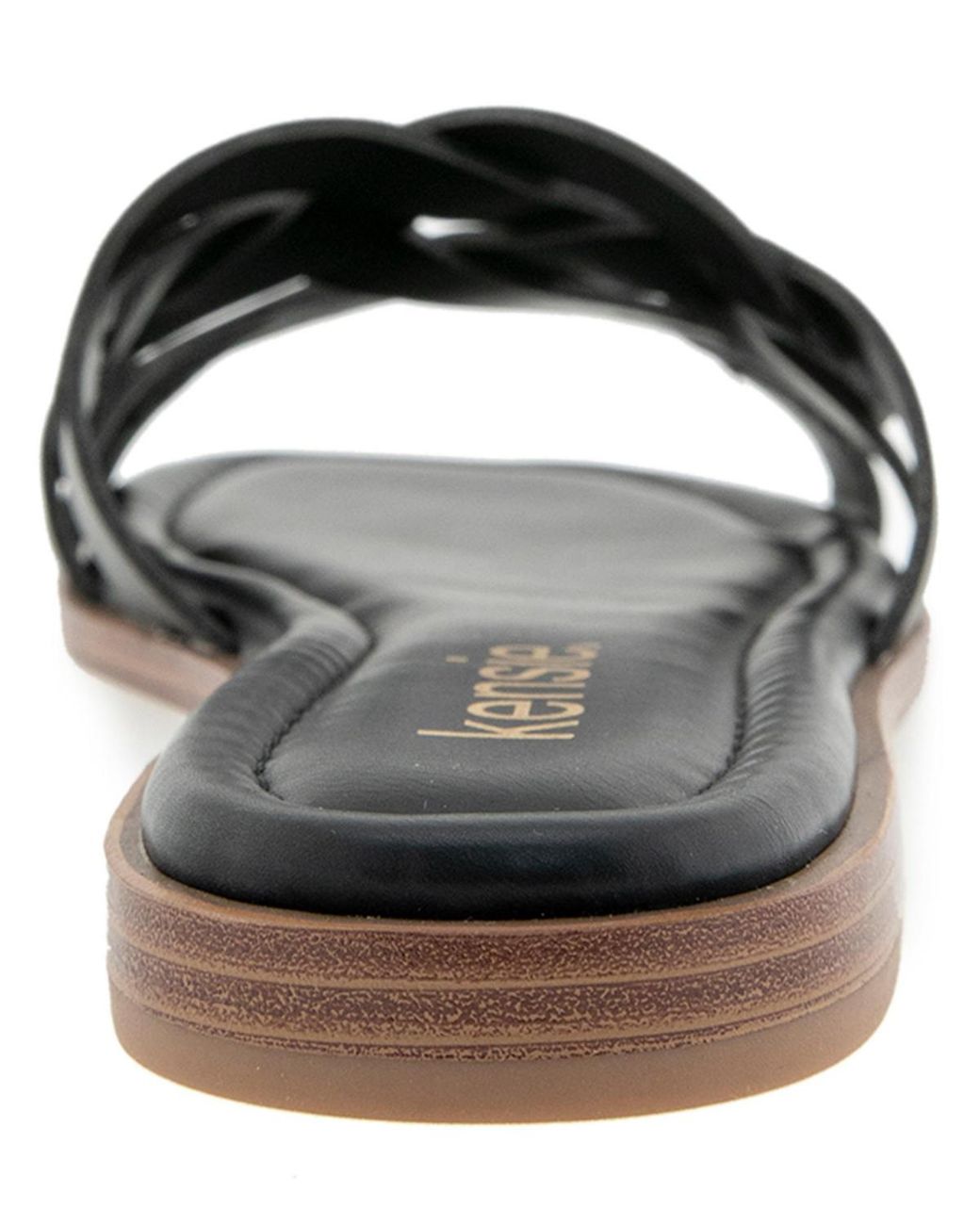 Kensie Rima Flat Sandal in Black | Lyst