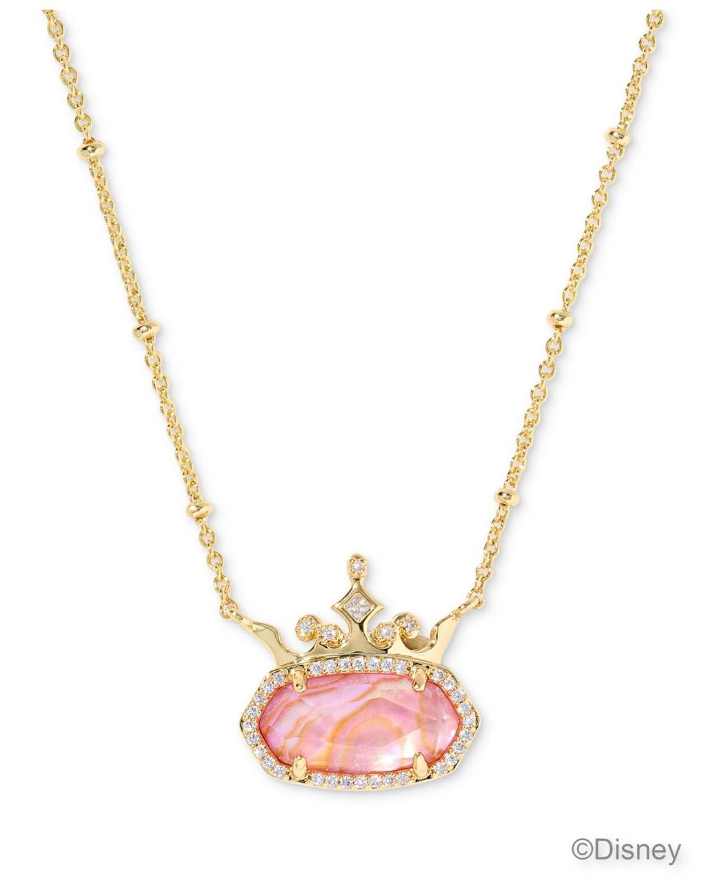 Kendra Scott Disney Elisa Princess Light Pink Iridescent Abalone ...