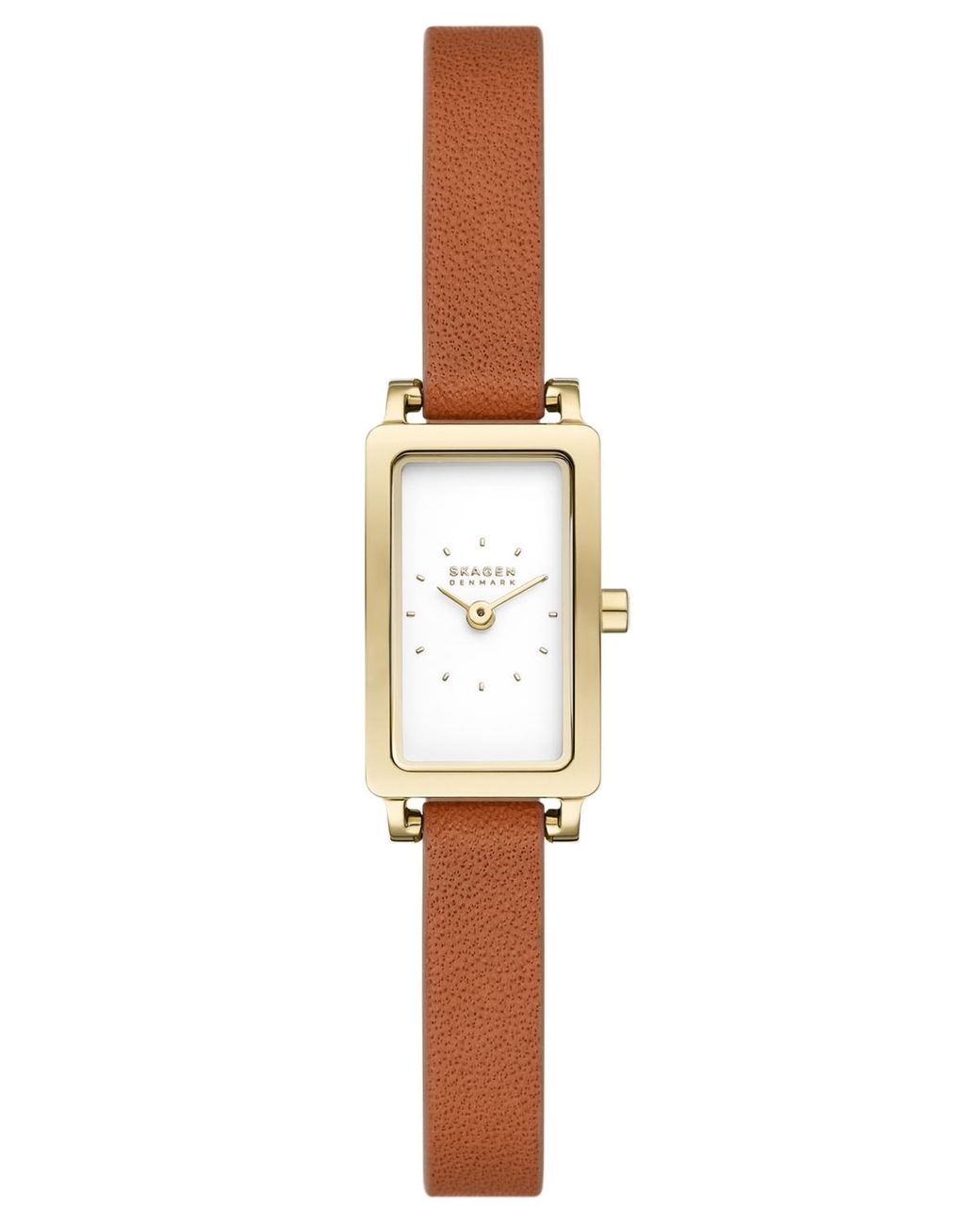 Skagen Hagen Micro Two Hand Pro-planet Leather 30mm in White | Lyst