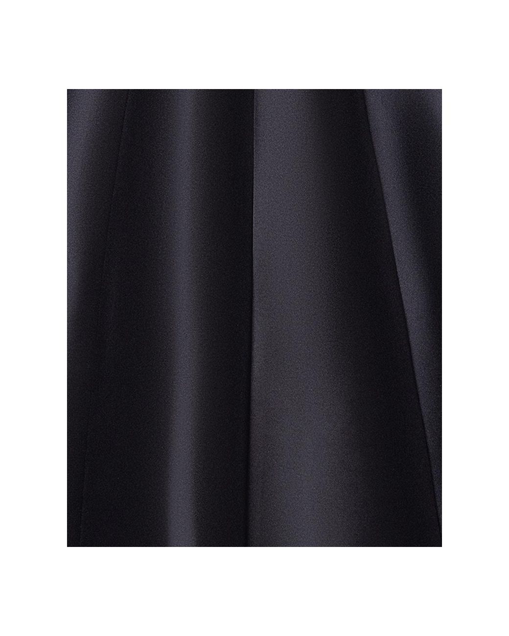 Betsy & Adam Strapless Satin Mikado Party Dress in Blue | Lyst