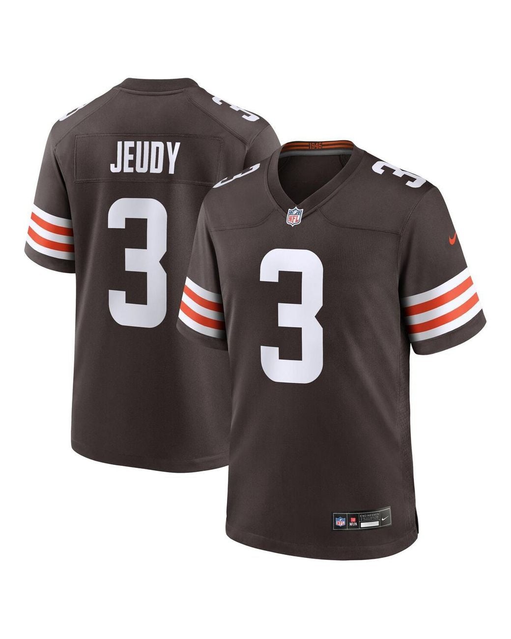 Nike Jerry Jeudy Cleveland S Game Jersey in Black for Men | Lyst