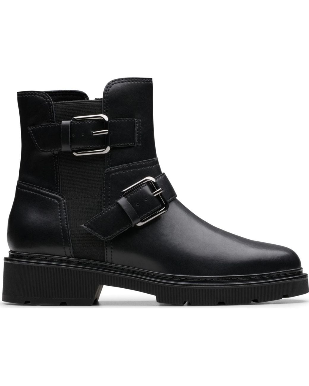 Clarks Lauryl Bay Boots in Black | Lyst