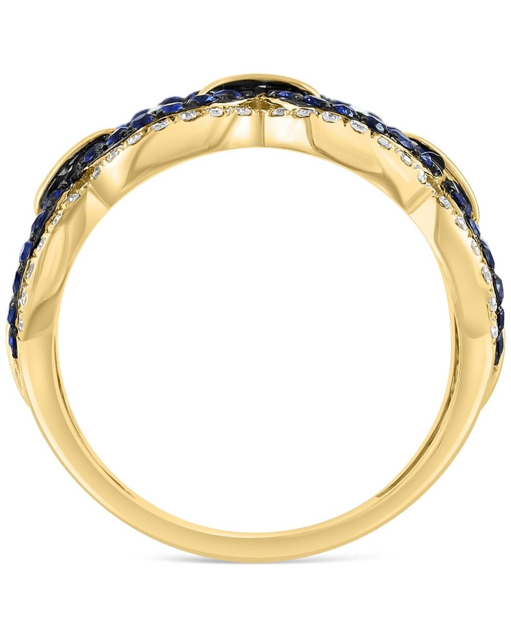 Effy Effy Sapphire (3/8 Ct. T.w. in Metallic | Lyst