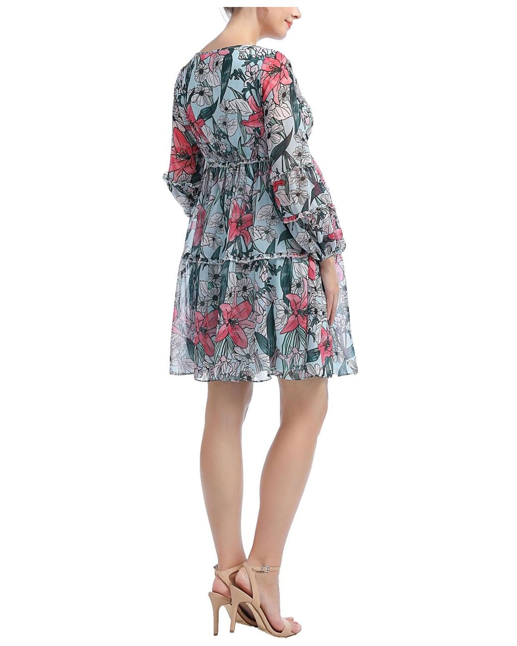 Kimi + Kai Kimi + Kai Maternity Kimi + Kai Nia Babydoll Dress in Blue ...