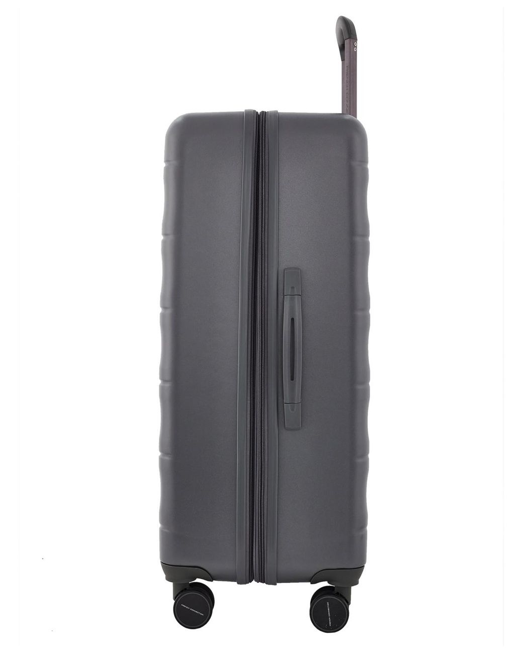 French Connection 4pc Expandable Rolling Hardside luggage Set in Black ...