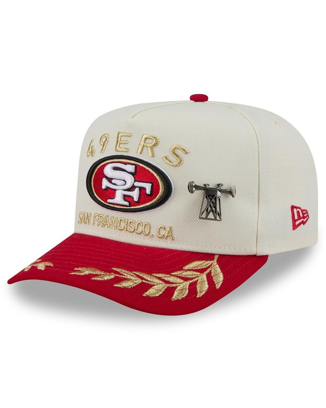 KTZ Cream/scarlet San Francisco 49ers 2025 Nfl Draft A-frame 59fifty ...